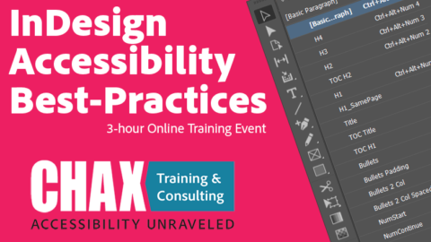 InDesign Accessibility Best-Practices – Chax Accessibility Training